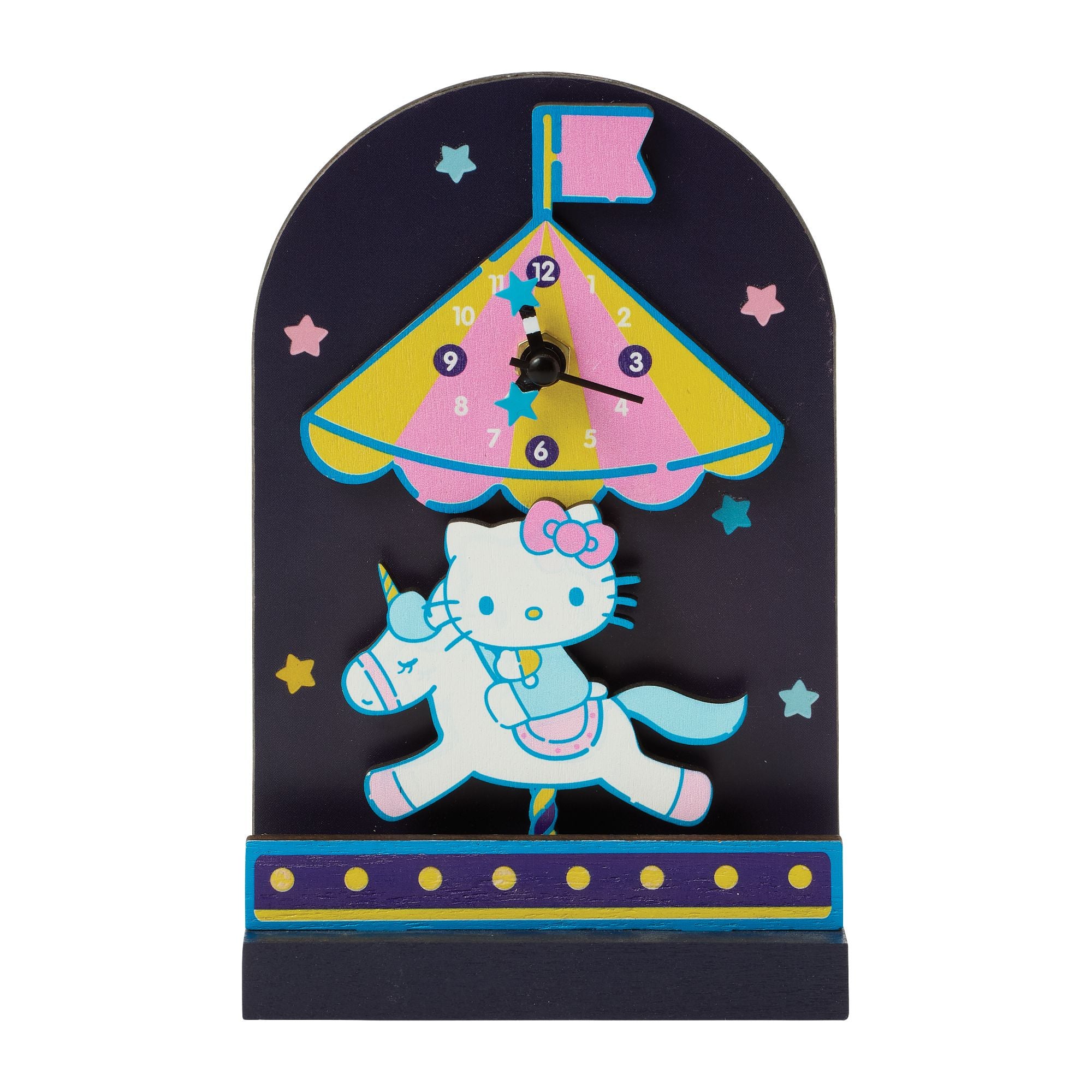 Hello Kitty Carousel Desk Cloc – Allen Designs Studio