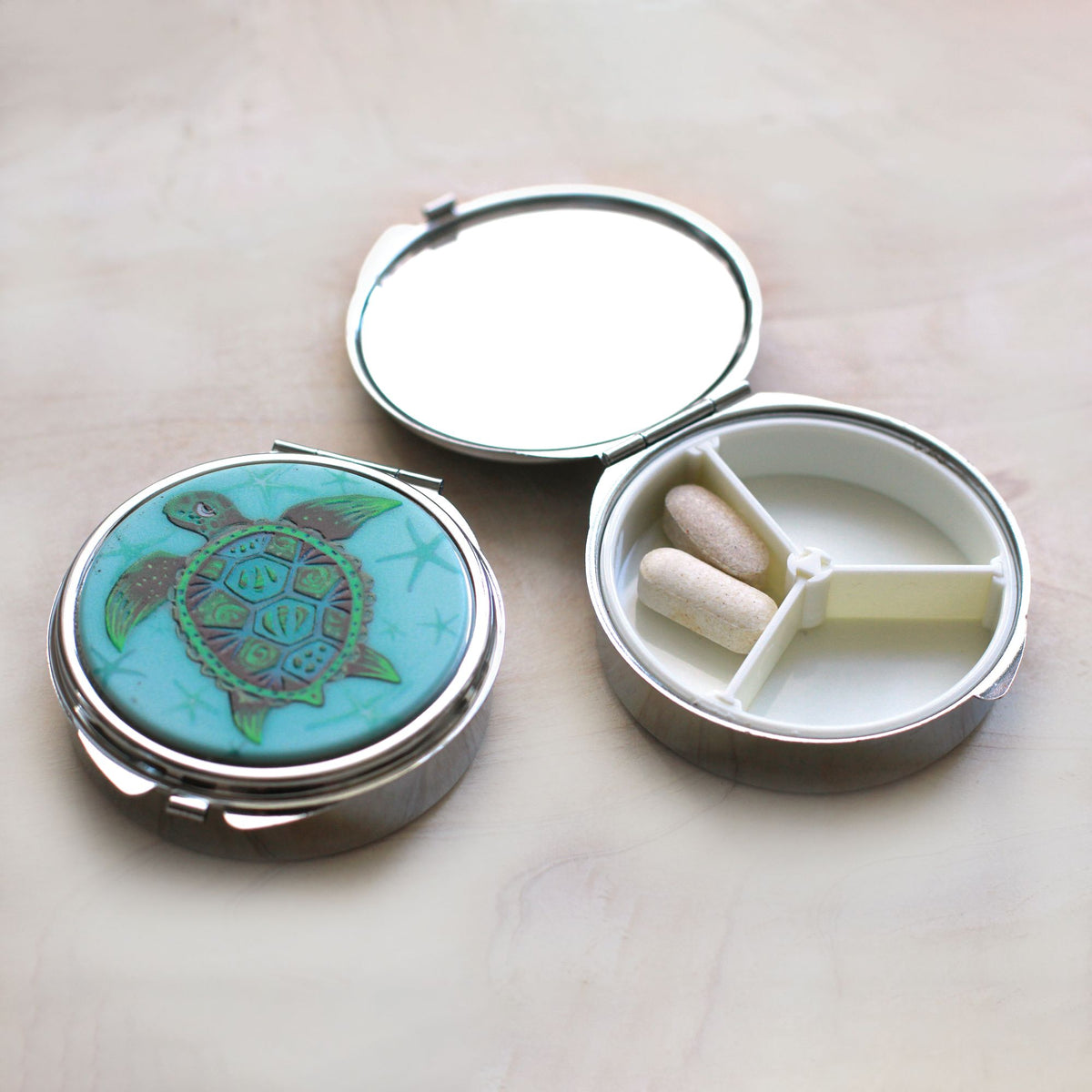 Turtle Pill Box – Allen Designs Studio